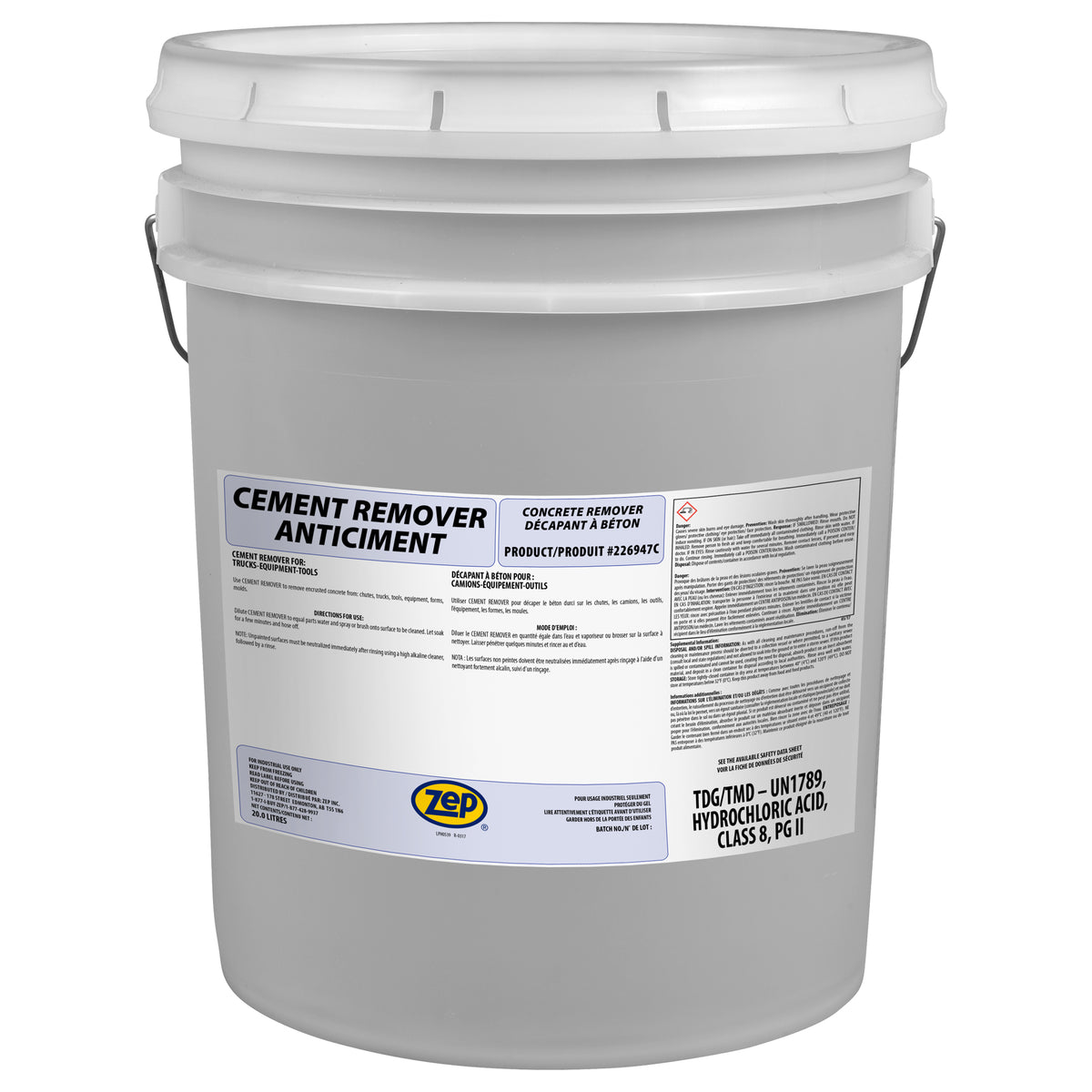 Cement Remover - 20 Litres – Zep Canada