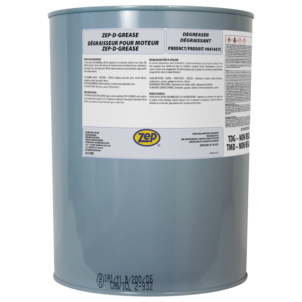 D-Grease - 20 Litres – Zep Canada