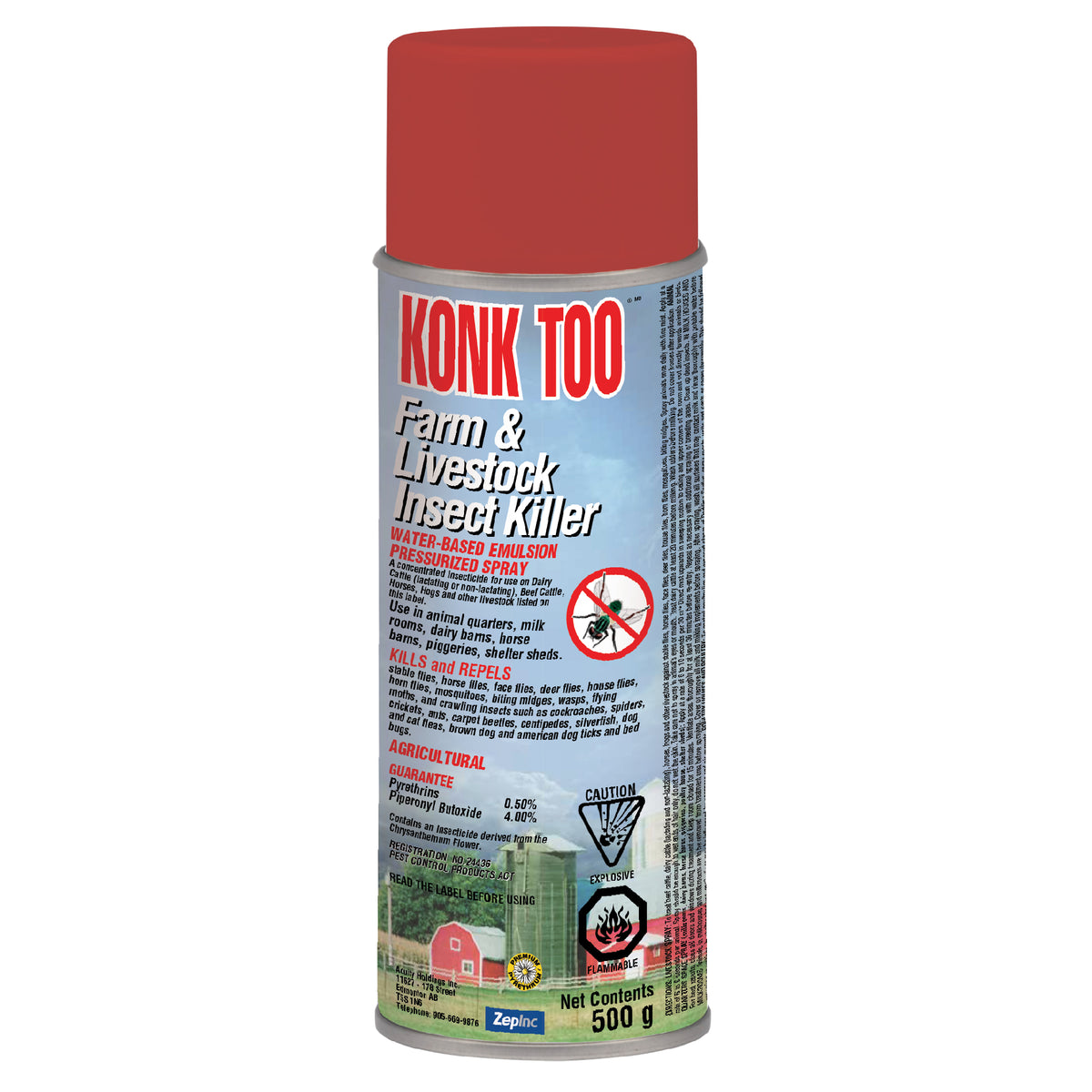 KONK TOO - Insecticide with Pyrethrin - 500 Grams – Zep Canada